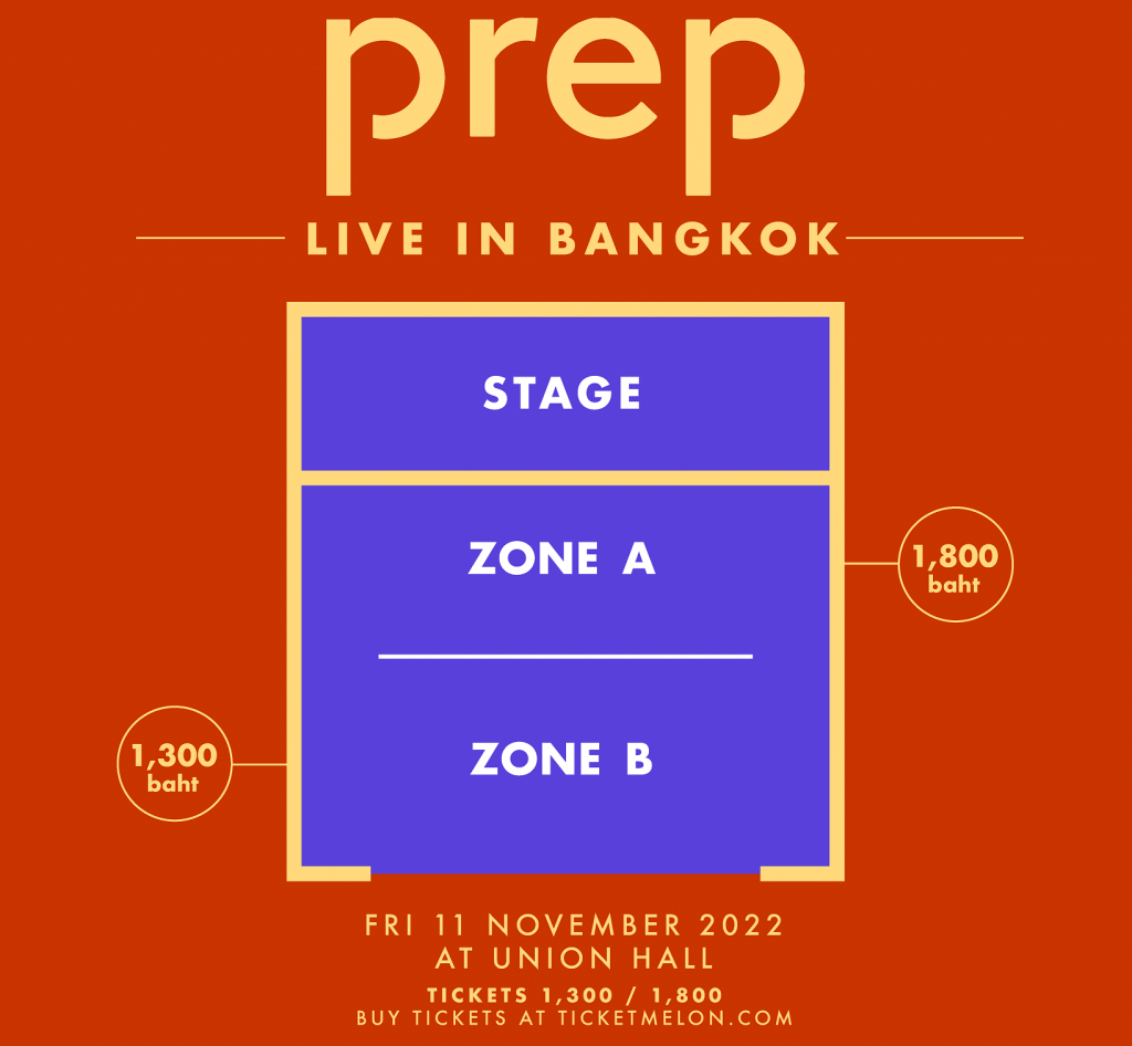 สิ้นสุดการรอคอย! คอนเสิร์ต PREP Live in Bangkok 2022 เปิดราคาตั๋ว-โซน ...