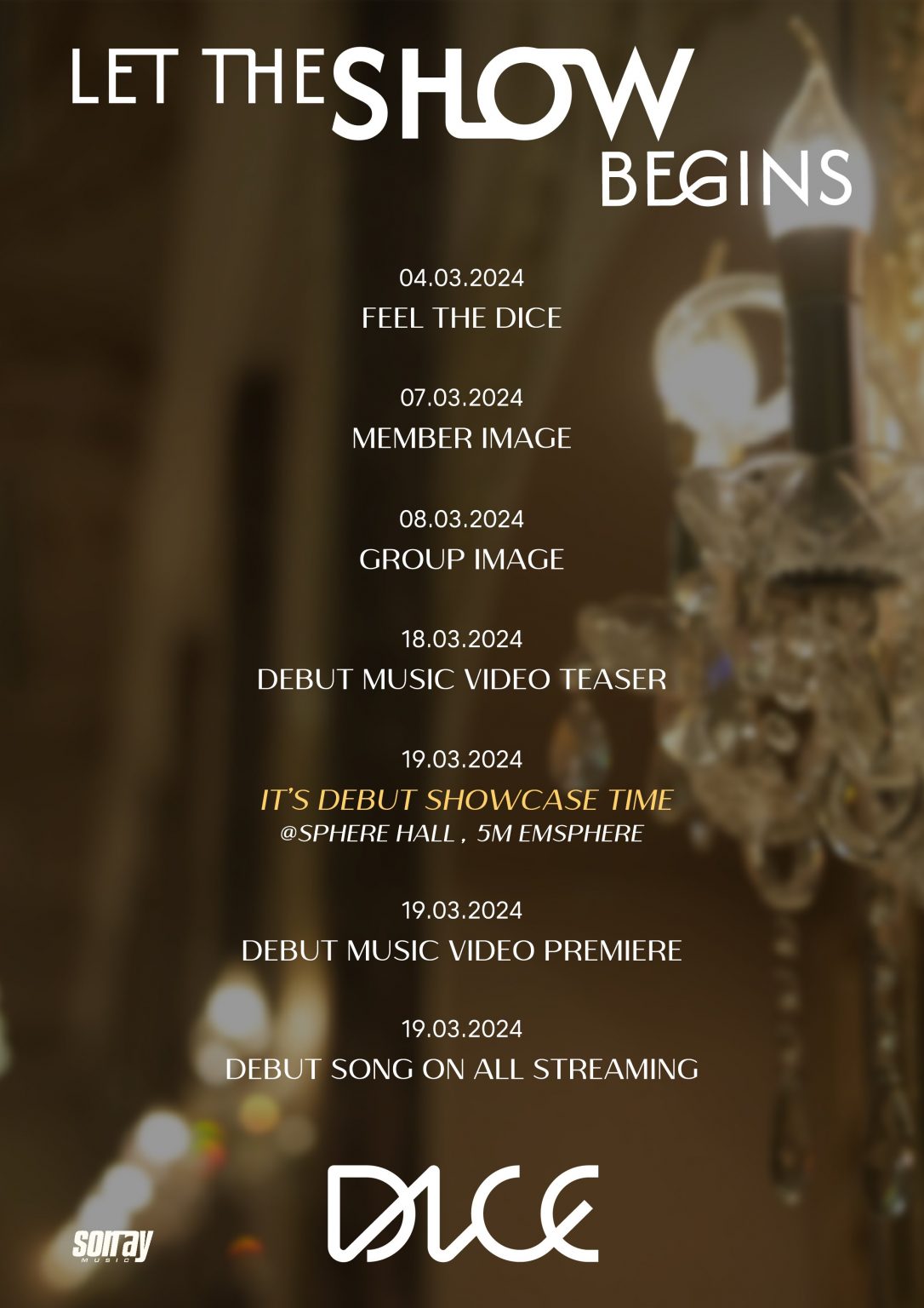 'DICE' บอยแบนด์น้องใหม่! SONRAY MUSIC พร้อมมาขโมยหัวใจทุกคน